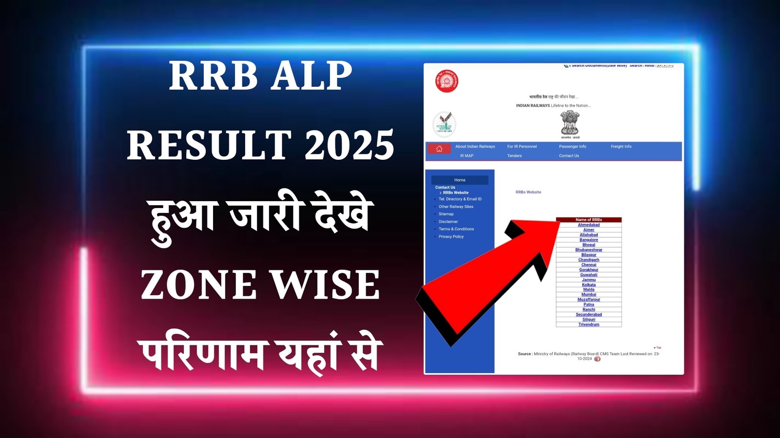 RRB ALP Result 2025 Download Link (जारी हुआ) Zone Wise – How to Check RRB ALP Result & Cut-off ...